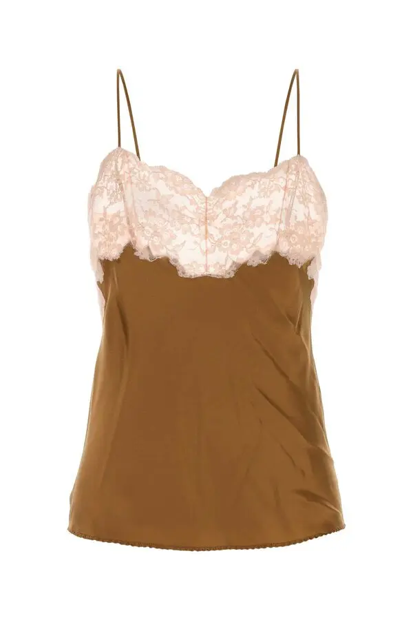 Saint Laurent Silk Tank Top