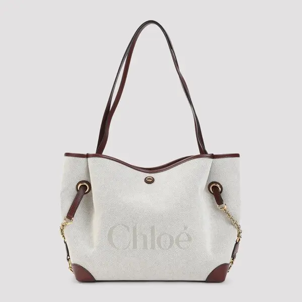 Chloé Clover Canvas & Leather Handbag
