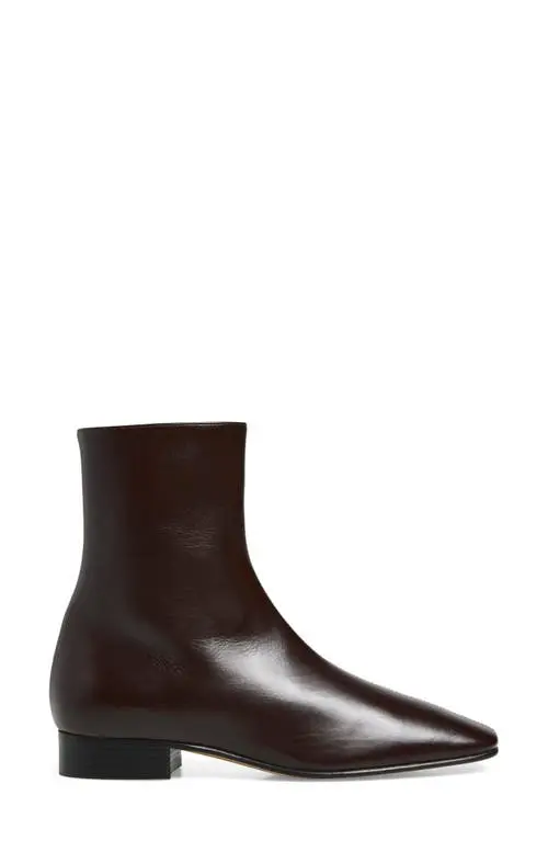THE ROW Cindy Square Toe Ankle Boot