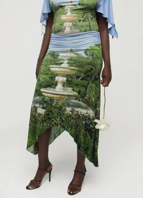 TYLER MCGILLIVARY Ursula Jersey Convertible Tube Dress - Fountain
