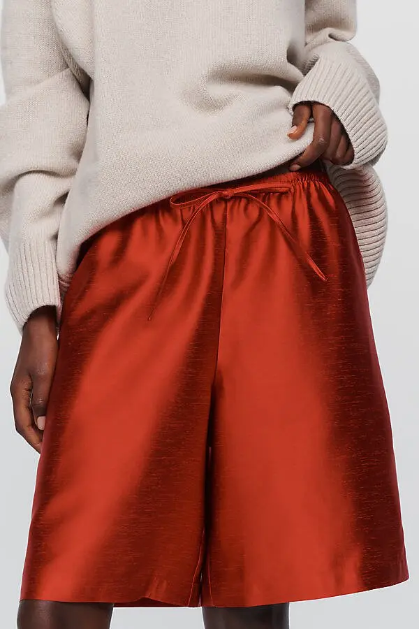 REFORMATION Sandy Shorts - Red