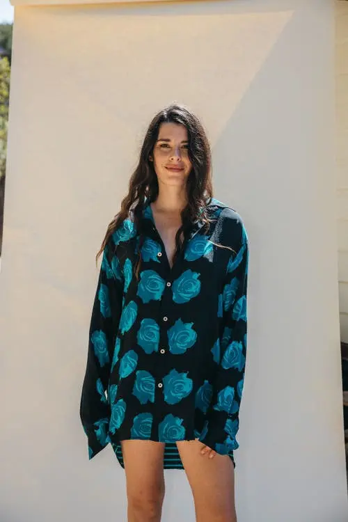 SUN CHILD Boyfriend Shirt Pop