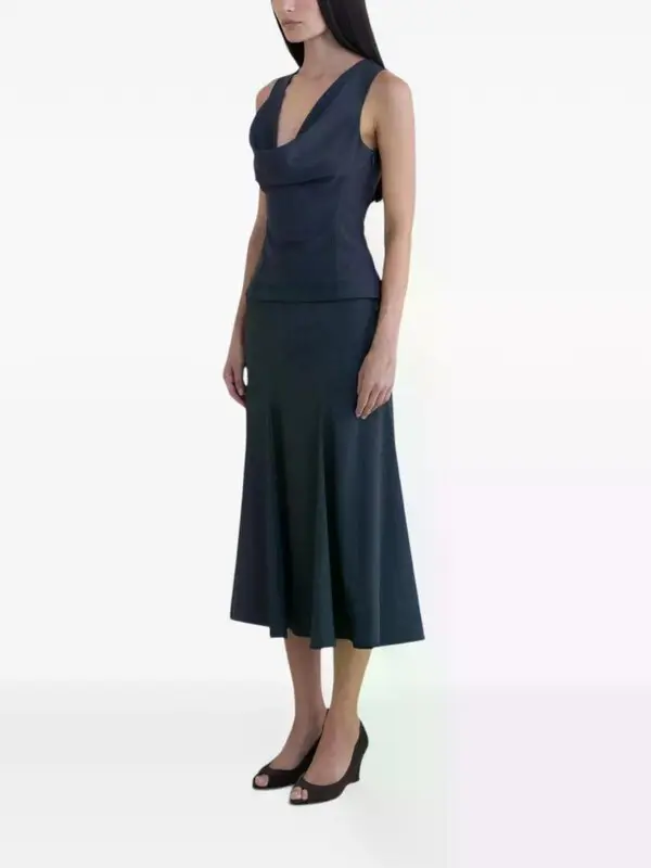 BELLE ANNA Spiral Midi Skirt