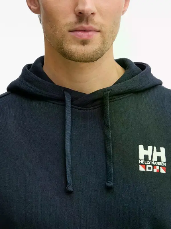Helly Hansen Shoreline Logo-embroidered Drawstring Hoodie