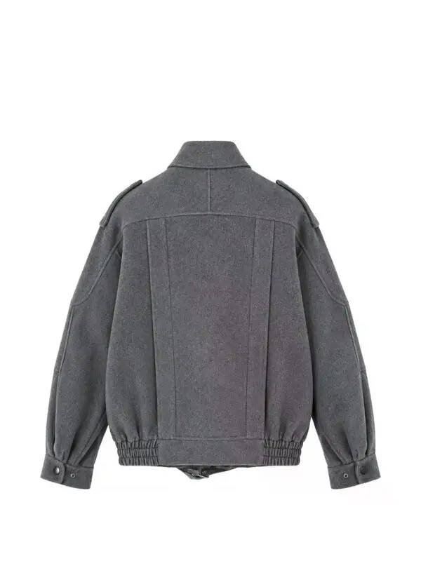 SOLOTRE Belted Asymmetric-zip Jacket