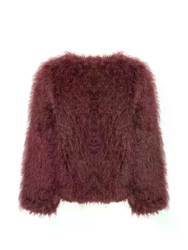 Pho Firenze Faux-fur V-neck Coat