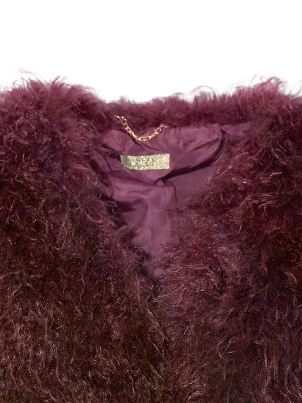 Pho Firenze Faux-fur V-neck Coat