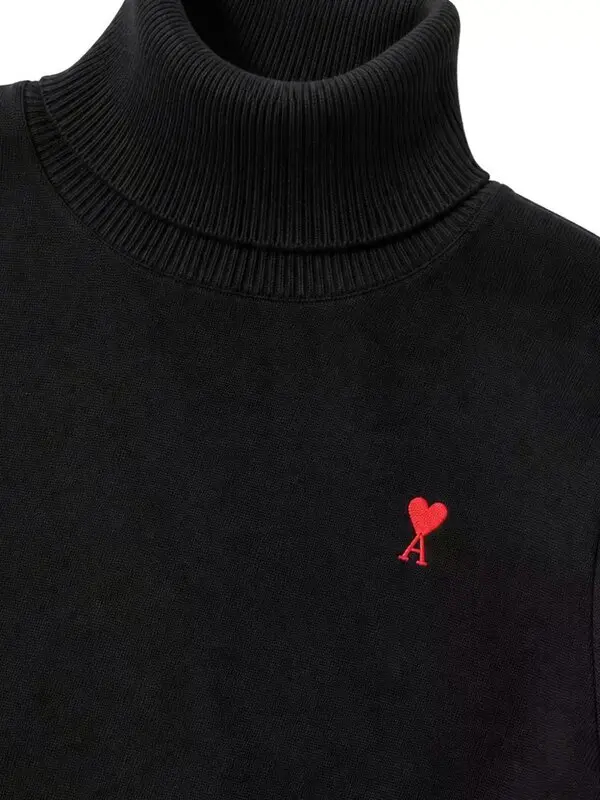 AMI Paris De Cœur Turtleneck Sweater