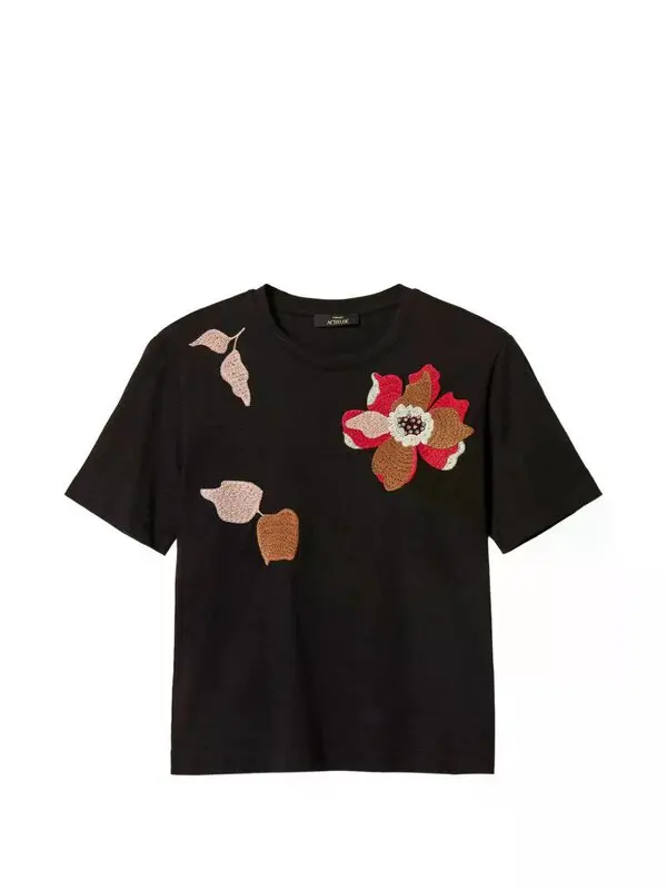 TWINSET Regular Fit T-shirt With Embroidery