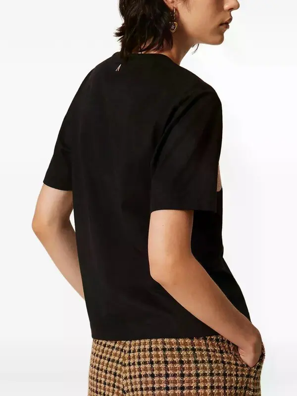 TWINSET Regular Fit T-shirt With Embroidery