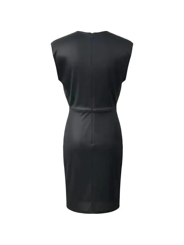 John Richmond Crystal-embellished Draped Mini Dress