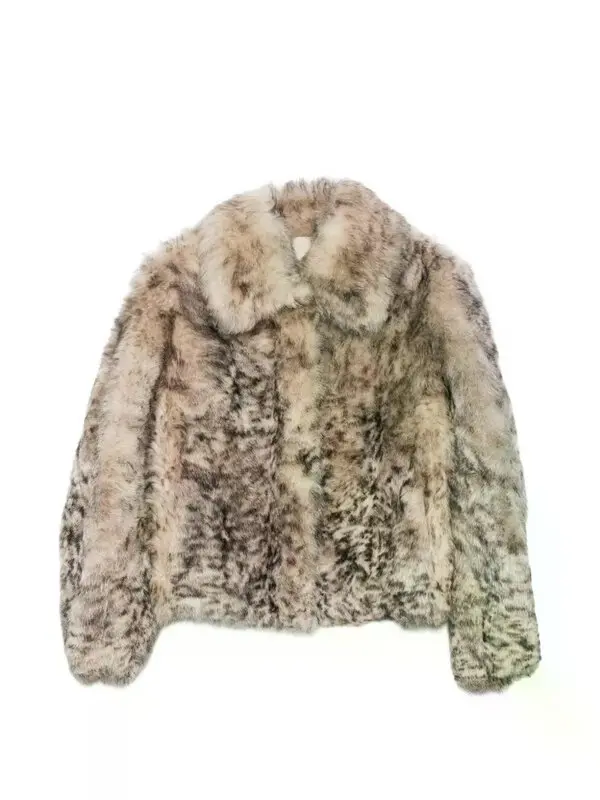 Brunello Cucinelli Fur-texture Zip-up Jacket