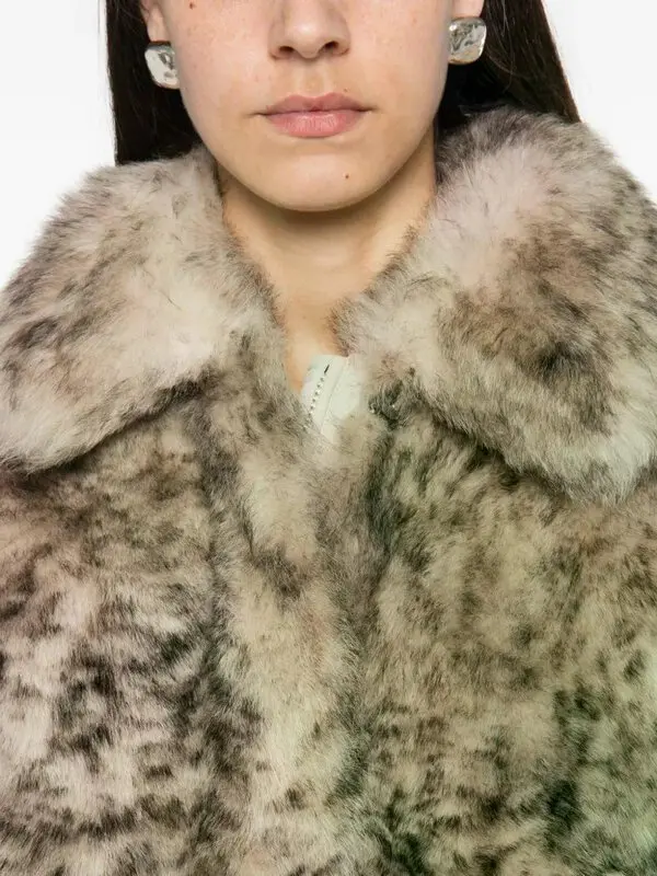 Brunello Cucinelli Fur-texture Zip-up Jacket