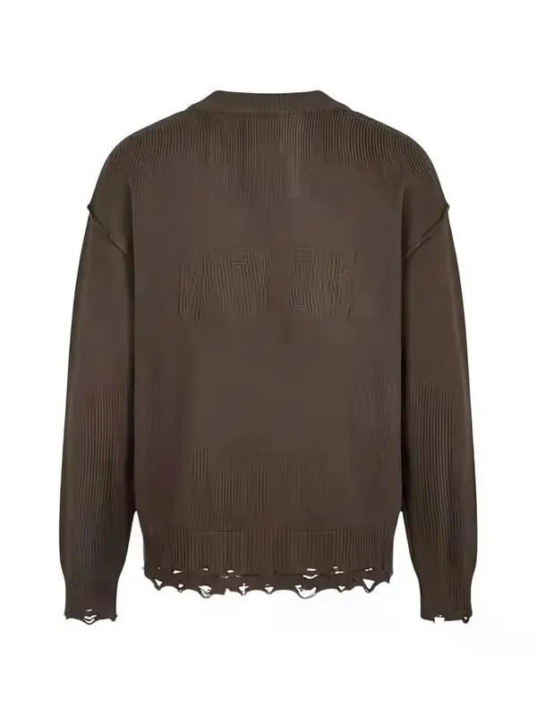 MOOD Distressed-effect Knitted Sweater