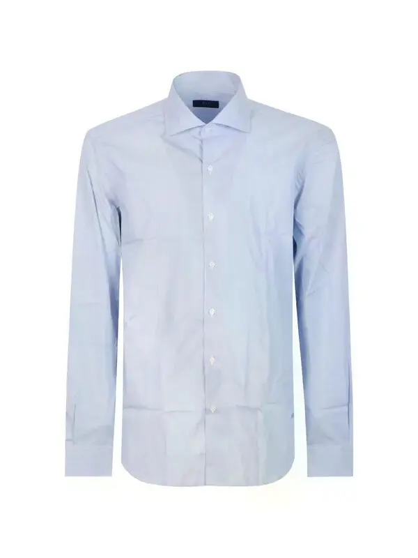 FAY Striped Embroidered-logo Shirt