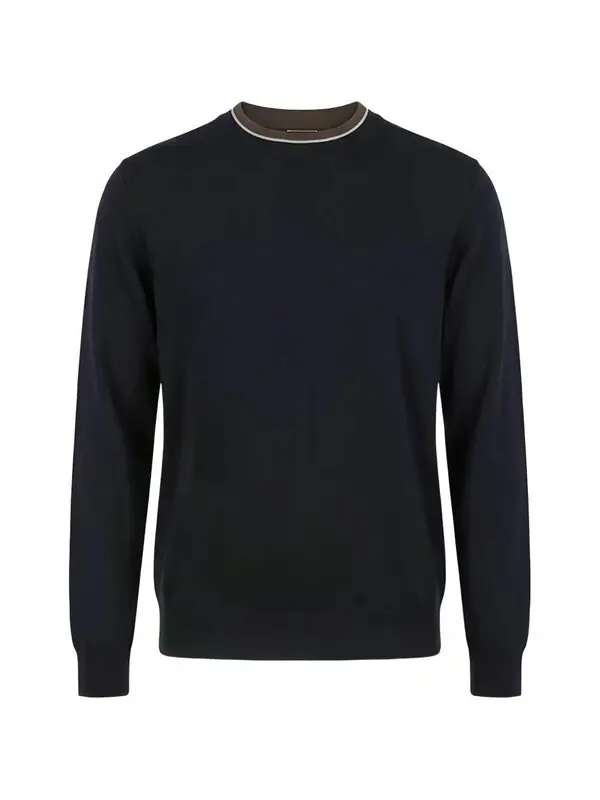 PESERICO Contrast-trim Wool Sweater
