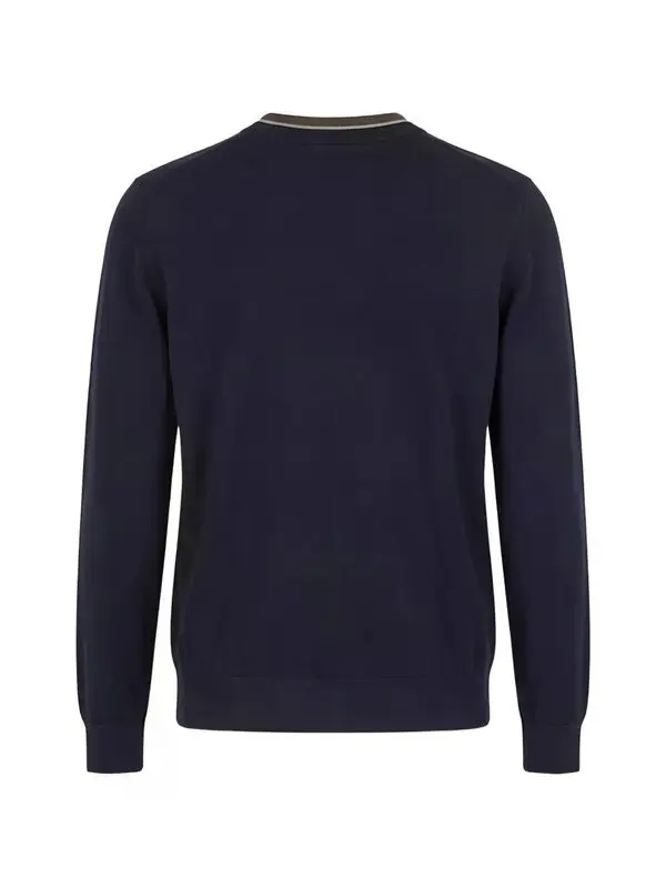 PESERICO Contrast-trim Wool Sweater