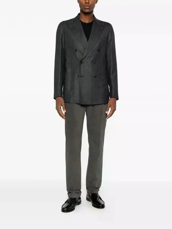 Tagliatore Double-breasted Peaked-lapels Jacket