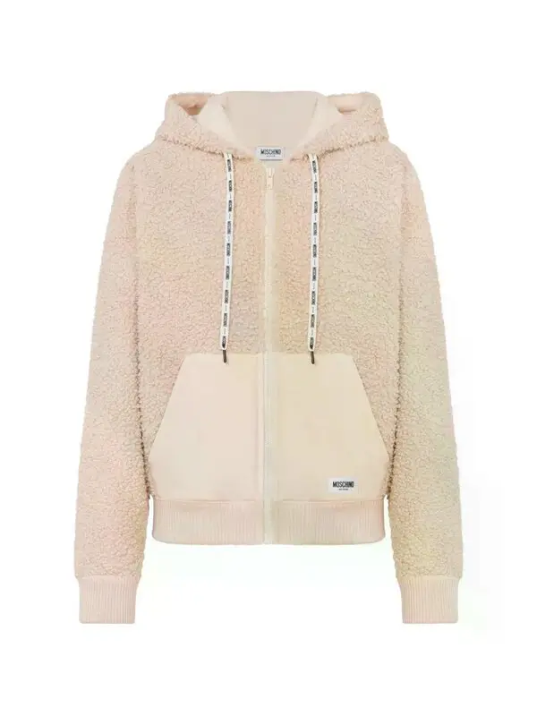 Moschino Sherpa Fleece Sweatshirt - Neutrals