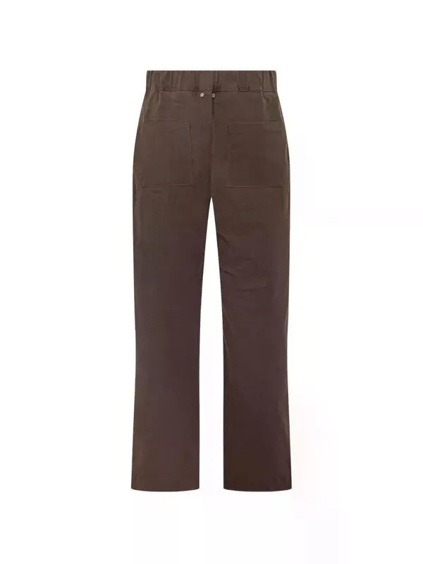 A PAPER KID Pleated Gabardine Trousers