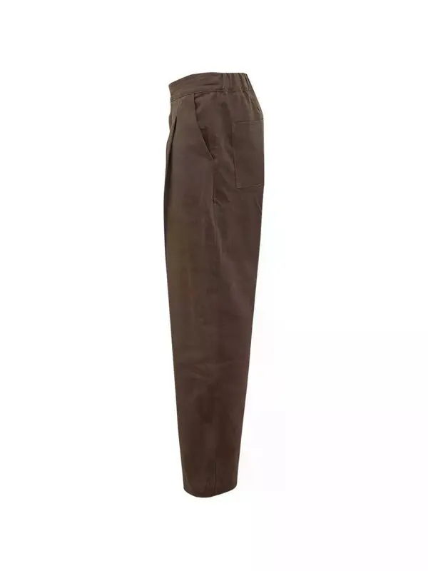 A PAPER KID Pleated Gabardine Trousers
