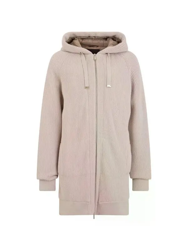 MOORER Hooded Puffer Jacket - Neutrals