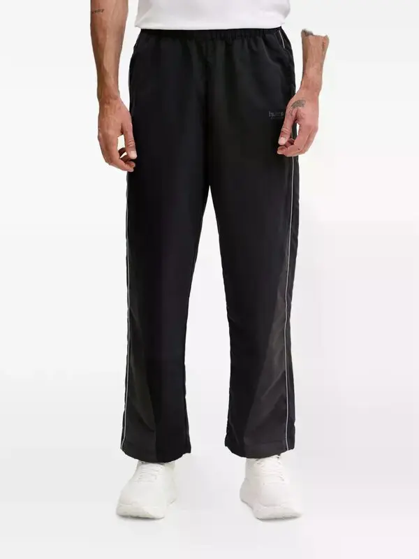 HUMMEL Piped-trim Logo-print Track Pants