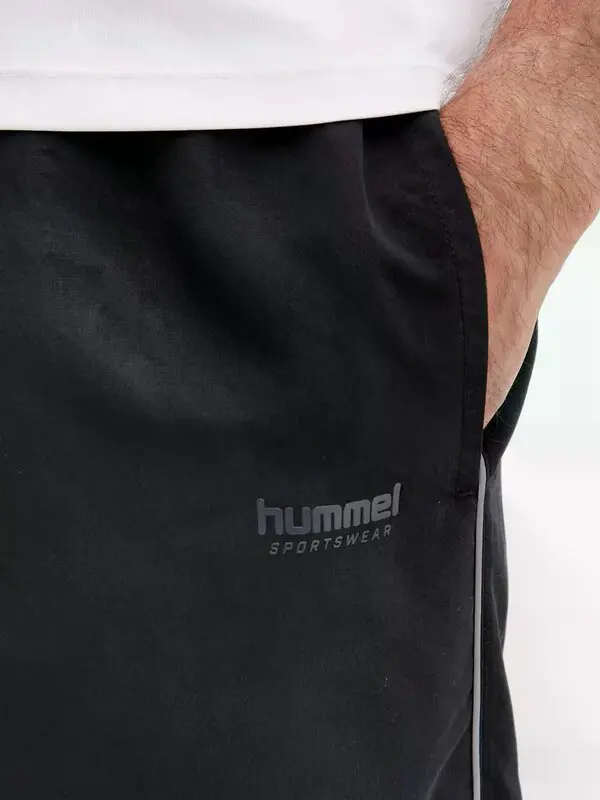 HUMMEL Piped-trim Logo-print Track Pants