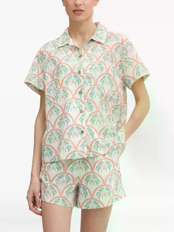Hurley Palm Tree-print Shirt