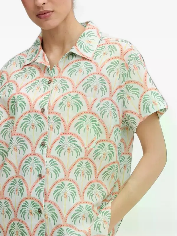Hurley Palm Tree-print Shirt