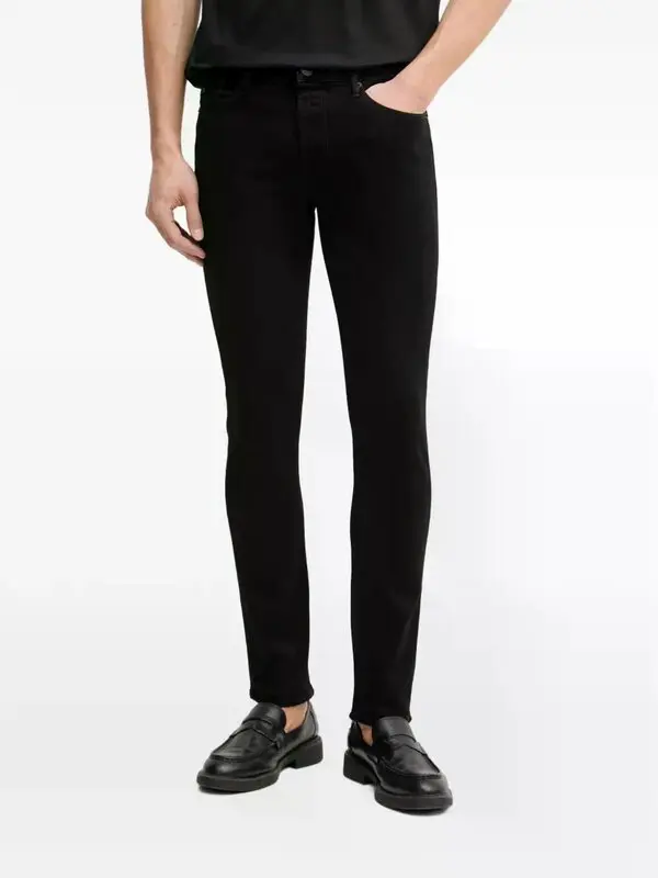 EMPORIO ARMANI Logo-plaque Skinny Jeans