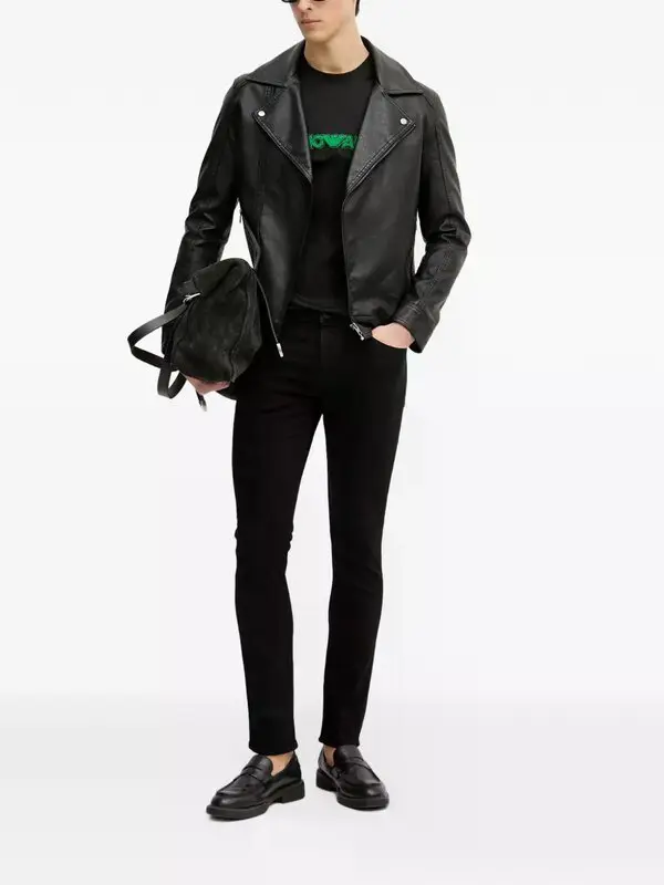 EMPORIO ARMANI Logo-plaque Skinny Jeans