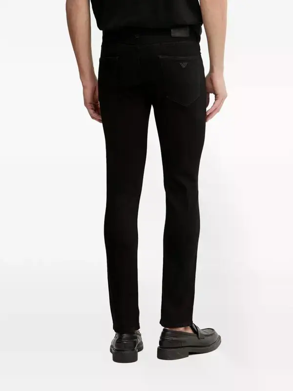EMPORIO ARMANI Logo-plaque Skinny Jeans