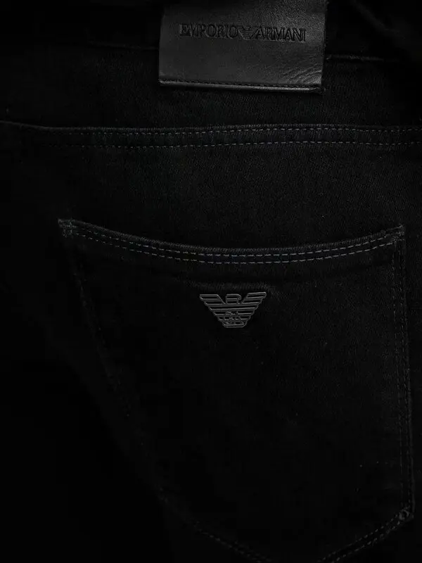 EMPORIO ARMANI Logo-plaque Skinny Jeans