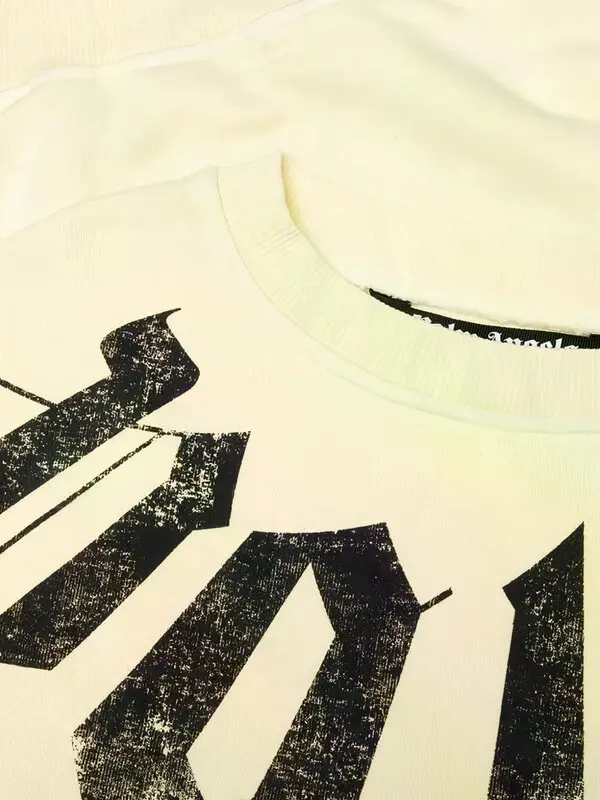 Palm Angels Logo-print Loose-fit Sweater