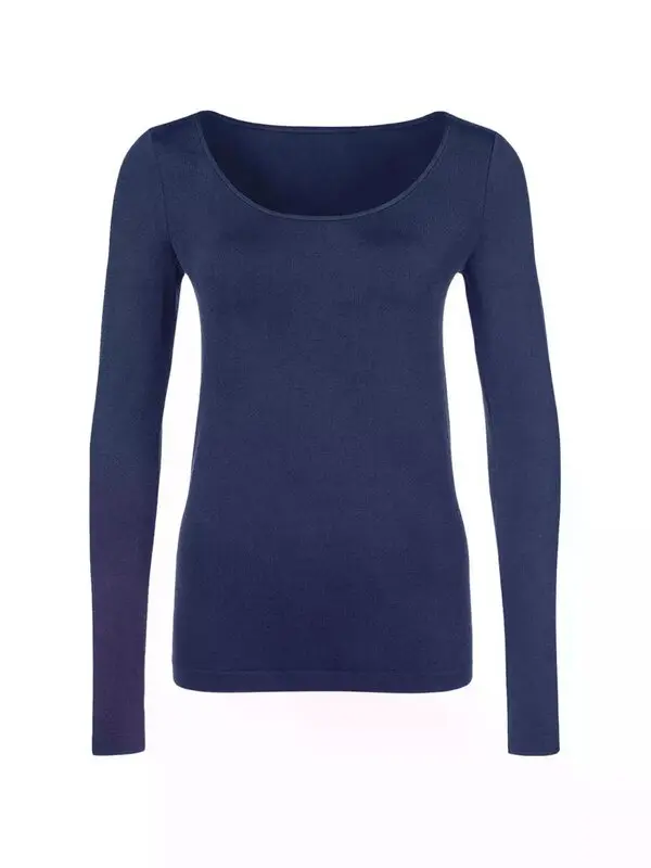 Wolford Luxe Scoop-neck Long-sleeve T-shirt