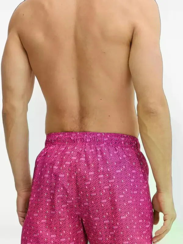 EA7 EMPORIO ARMANI Logo-print Drawstring Swim Shorts