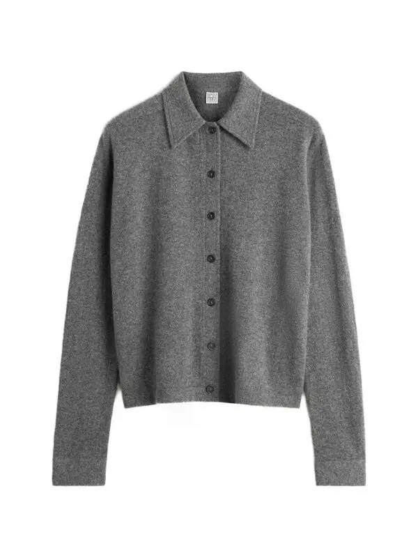 TOTEME Raglan-sleeve Cashmere Cardigan Dark