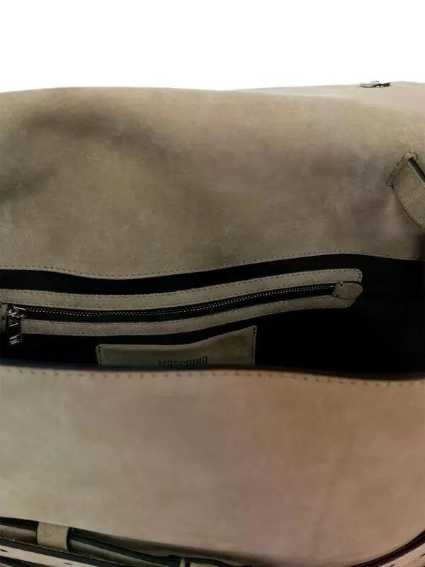 Moschino Tie Me Suede Tote Bag