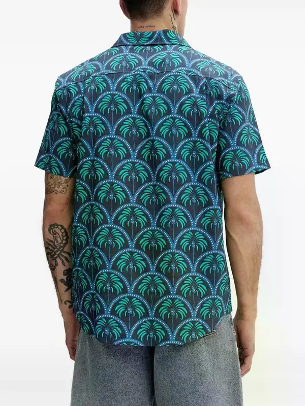 Hurley Palm-print Short-sleeve Shirt