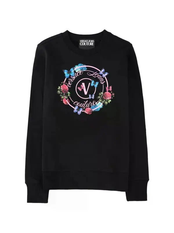 Versace Logo-print Cotton Sweatshirt