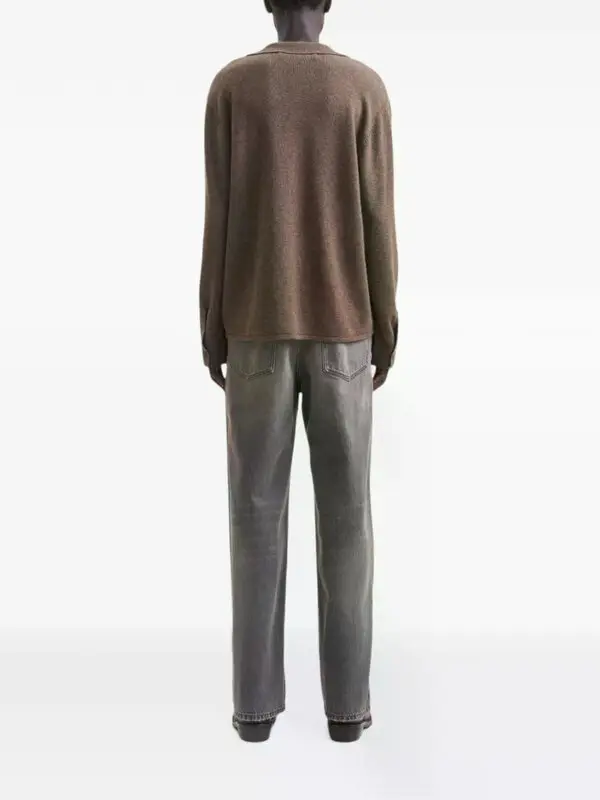 Séfr Logo-embroidered Button-up Sweater