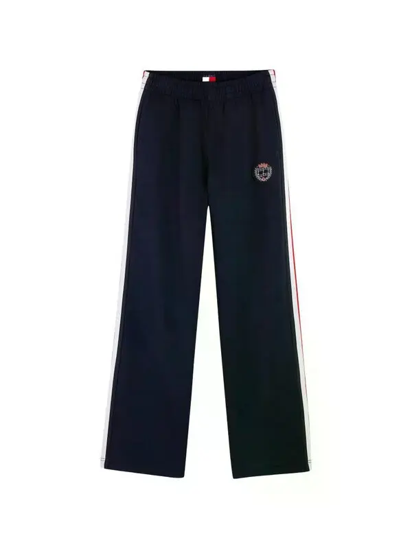 TOMMY HILFIGER Logo-patch Side-stripe Track Pants