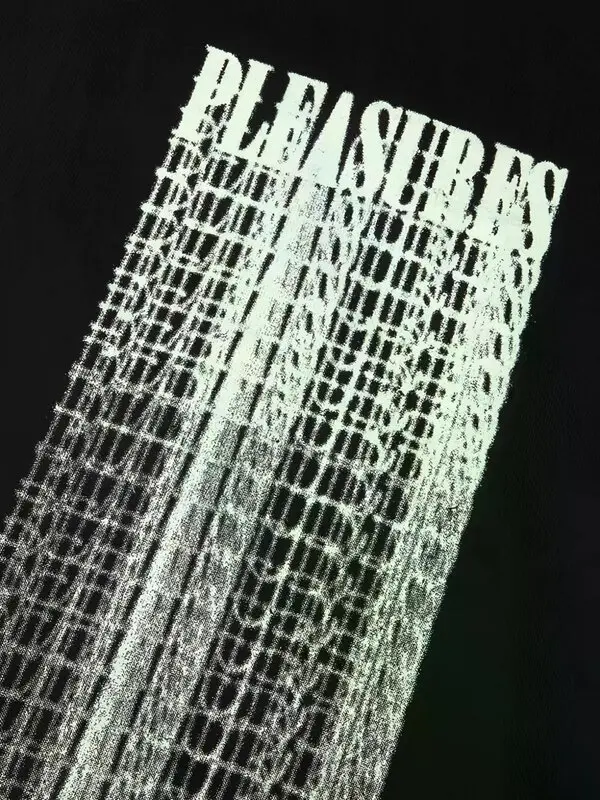 PLEASURES Blurred Logo-print Hoodie