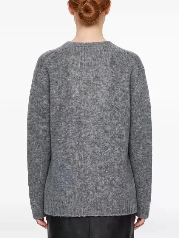 R2W Otis Plunging V-neck Knitted Sweater