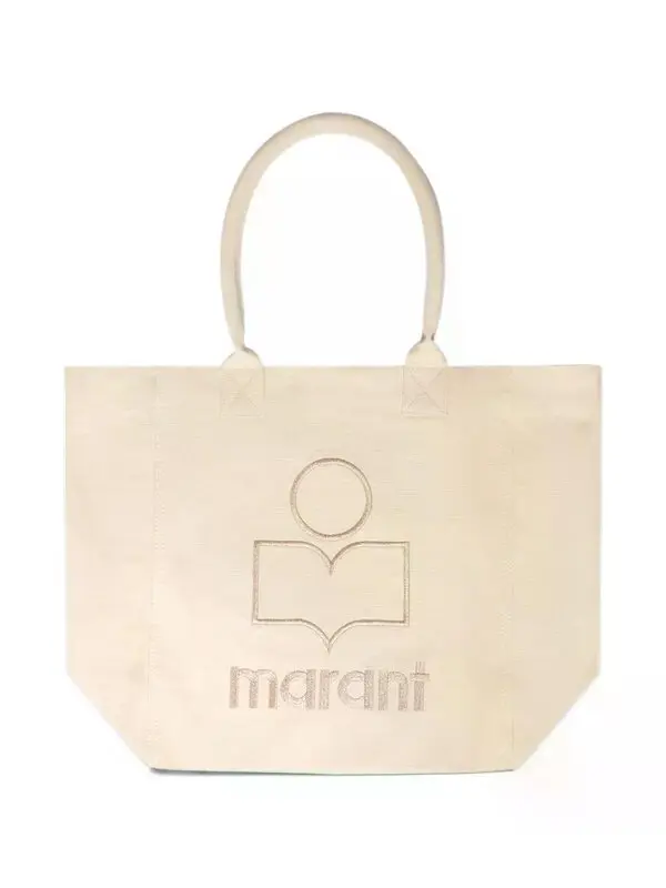 MARANT Yenky Logo-print Cotton Tote Bag - Neutrals
