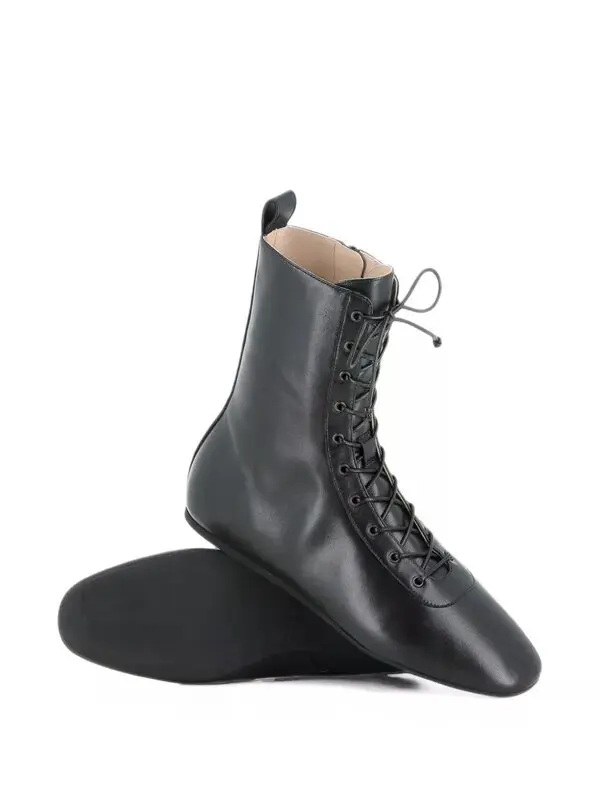 Le Monde Beryl Wren Lace-up Leather Ankle Boots