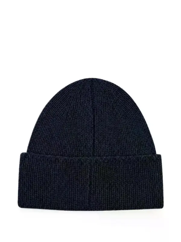 POLO RALPH LAUREN Pony-embroidered Ribbed-knit Beanie Hat