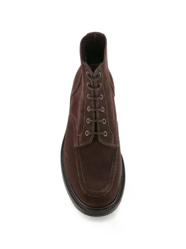 SANDERS Lace-up Suede Boots