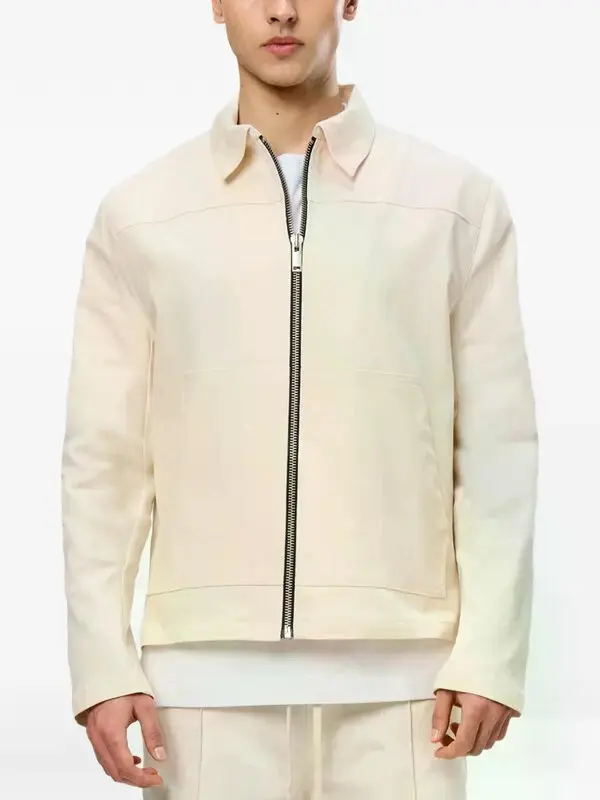 HAMZA Six Zip-up Denim Jacket